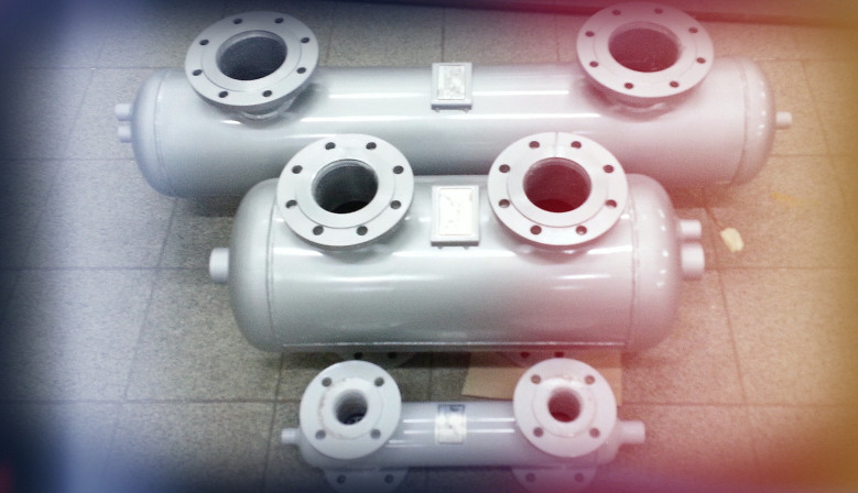 Hydraulic separator for separating boiler and heating circuit - TERMEN